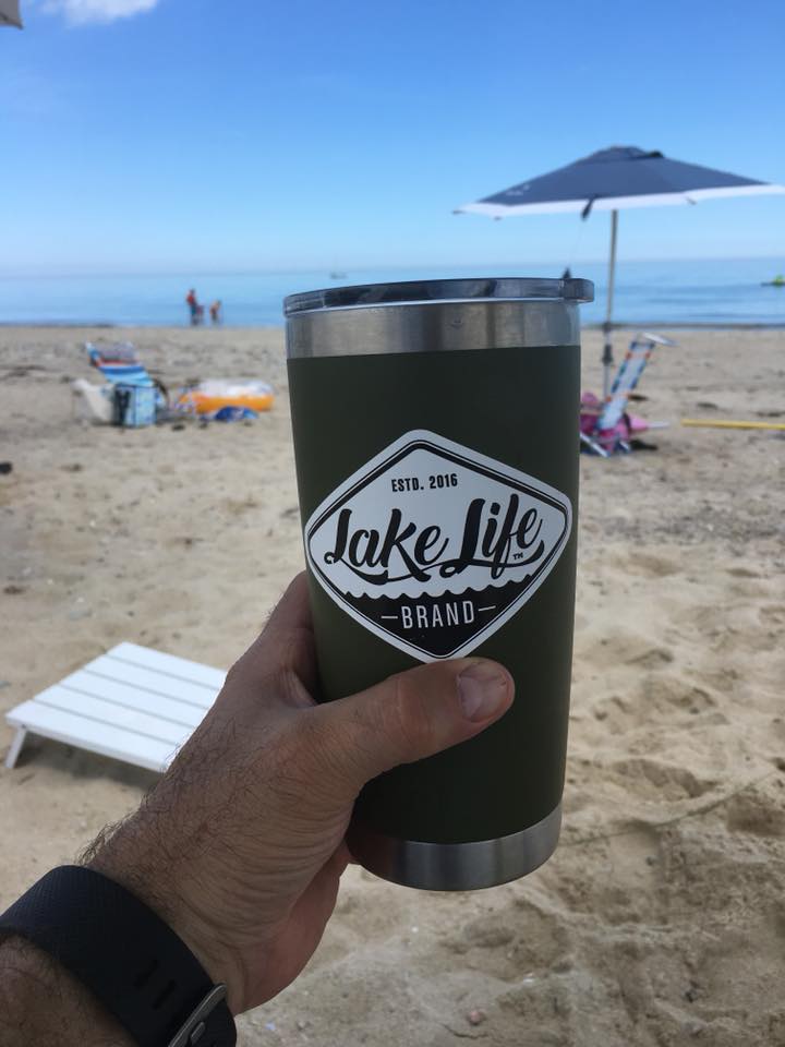 Lake Life Brand Sticker